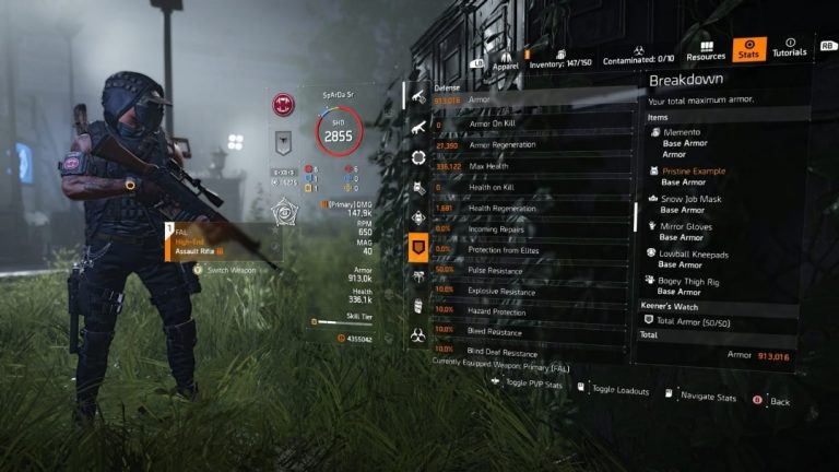 Division 2 Build Library